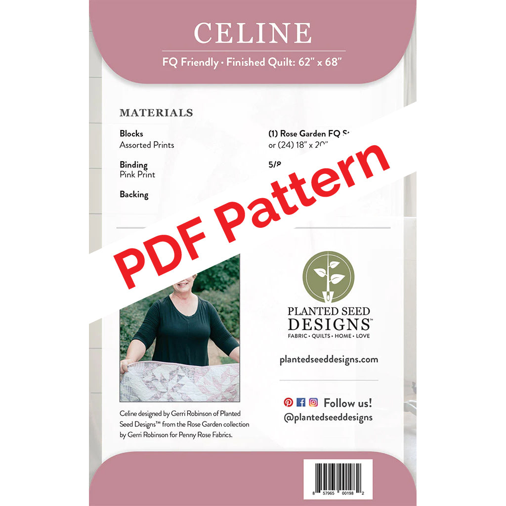 Celine Pdf Quilt Pattern Planted Seed Designs