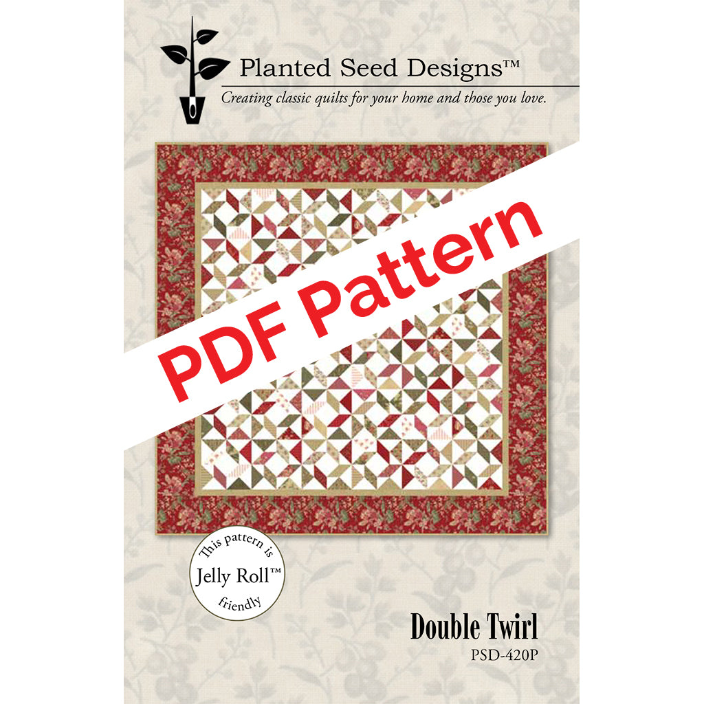 Double Twirl PDF Quilt Pattern – Planted Seed Designs