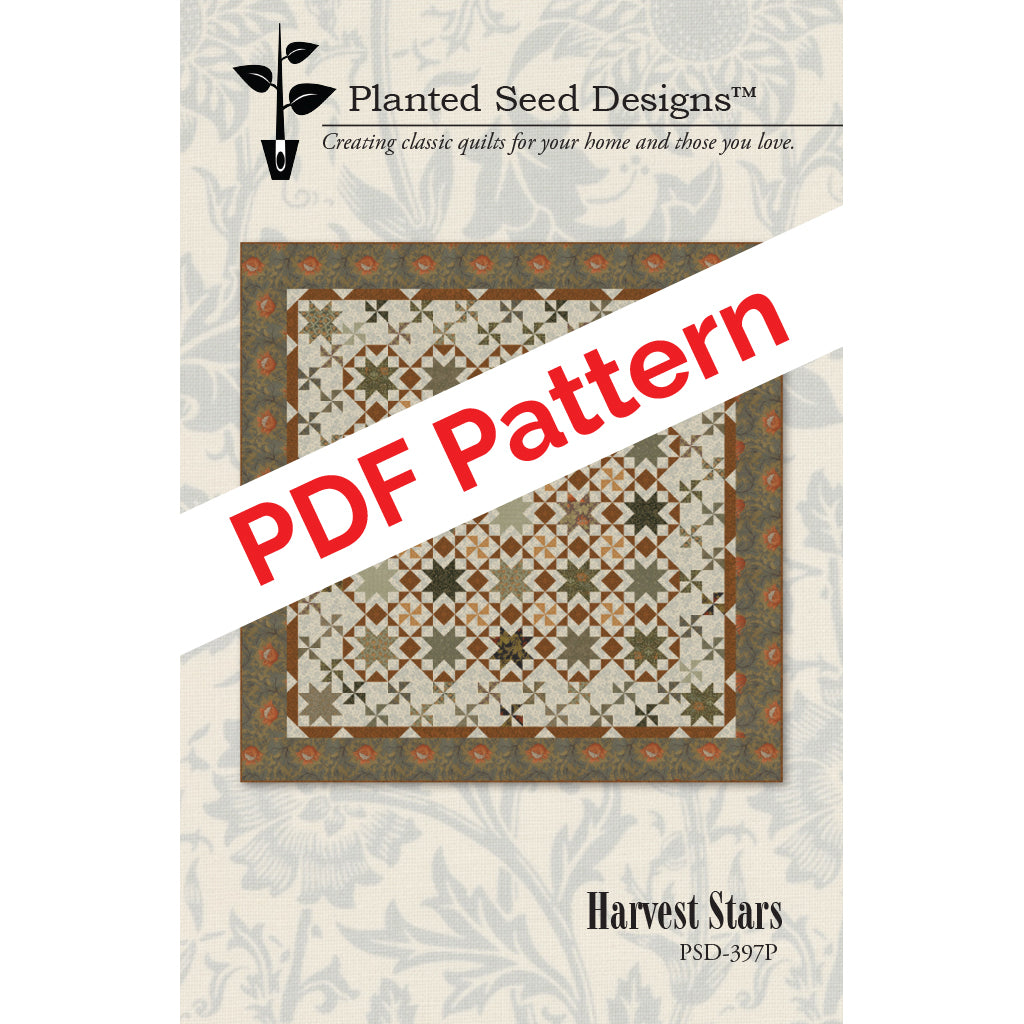Harvest Stars PDF Quilt Pattern – Planted Seed Designs