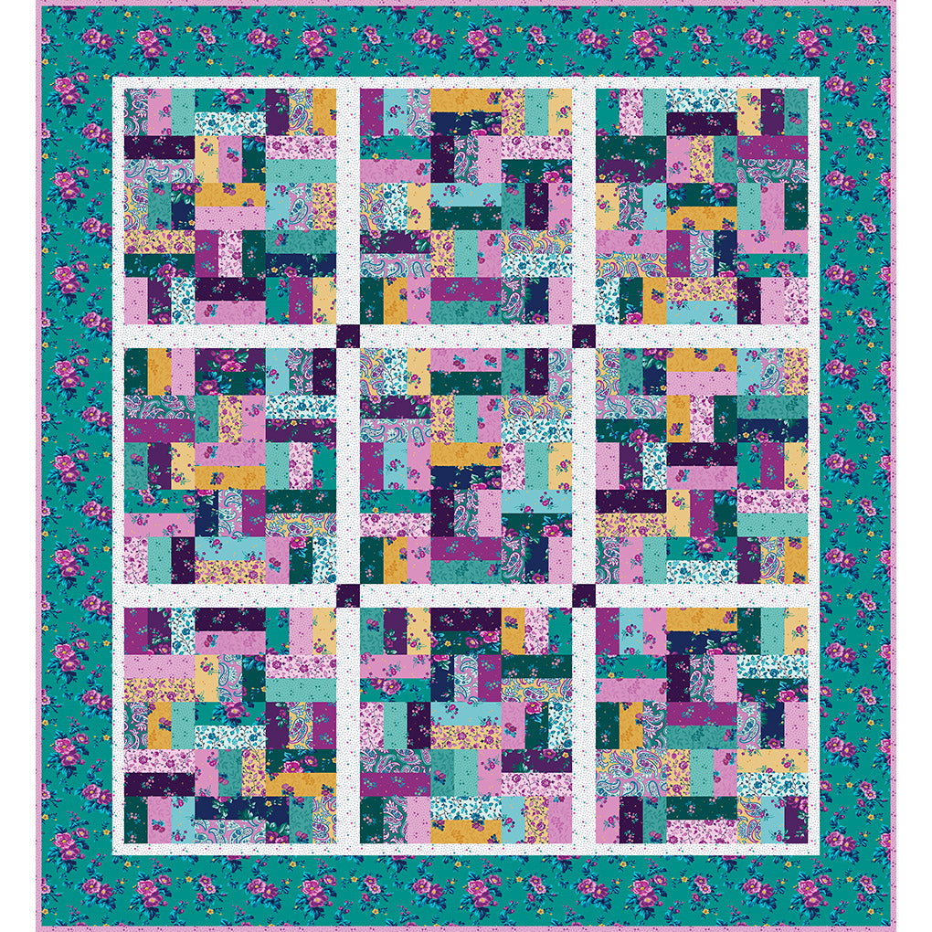 NEW! Patches of Brilliance PDF Quilt Pattern – Planted Seed Designs