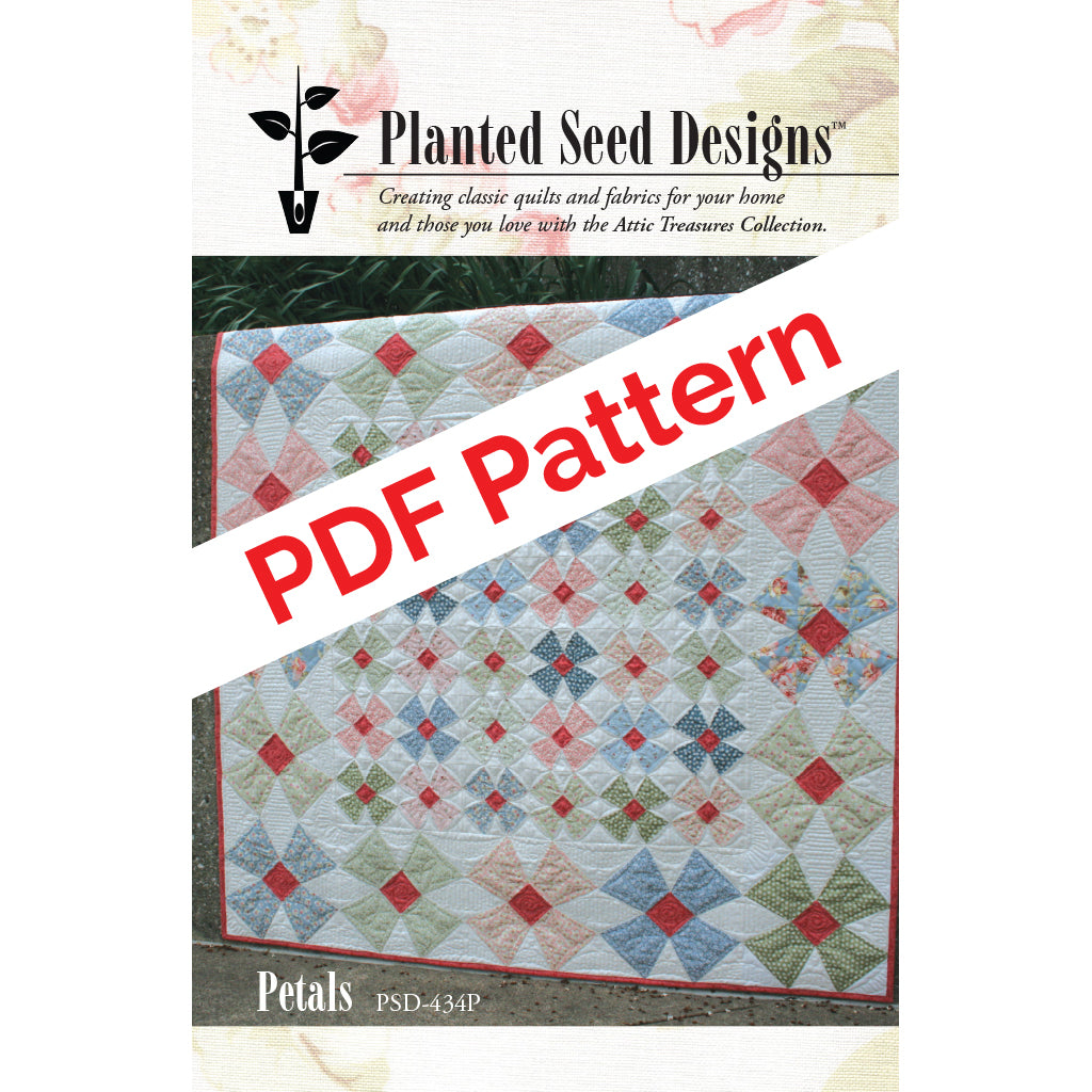 Petals PDF Quilt Pattern – Planted Seed Designs